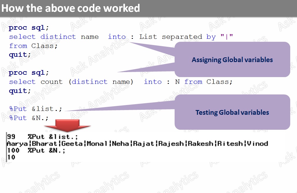 Ask Analytics: Fusion of Global and Local Macro Variables