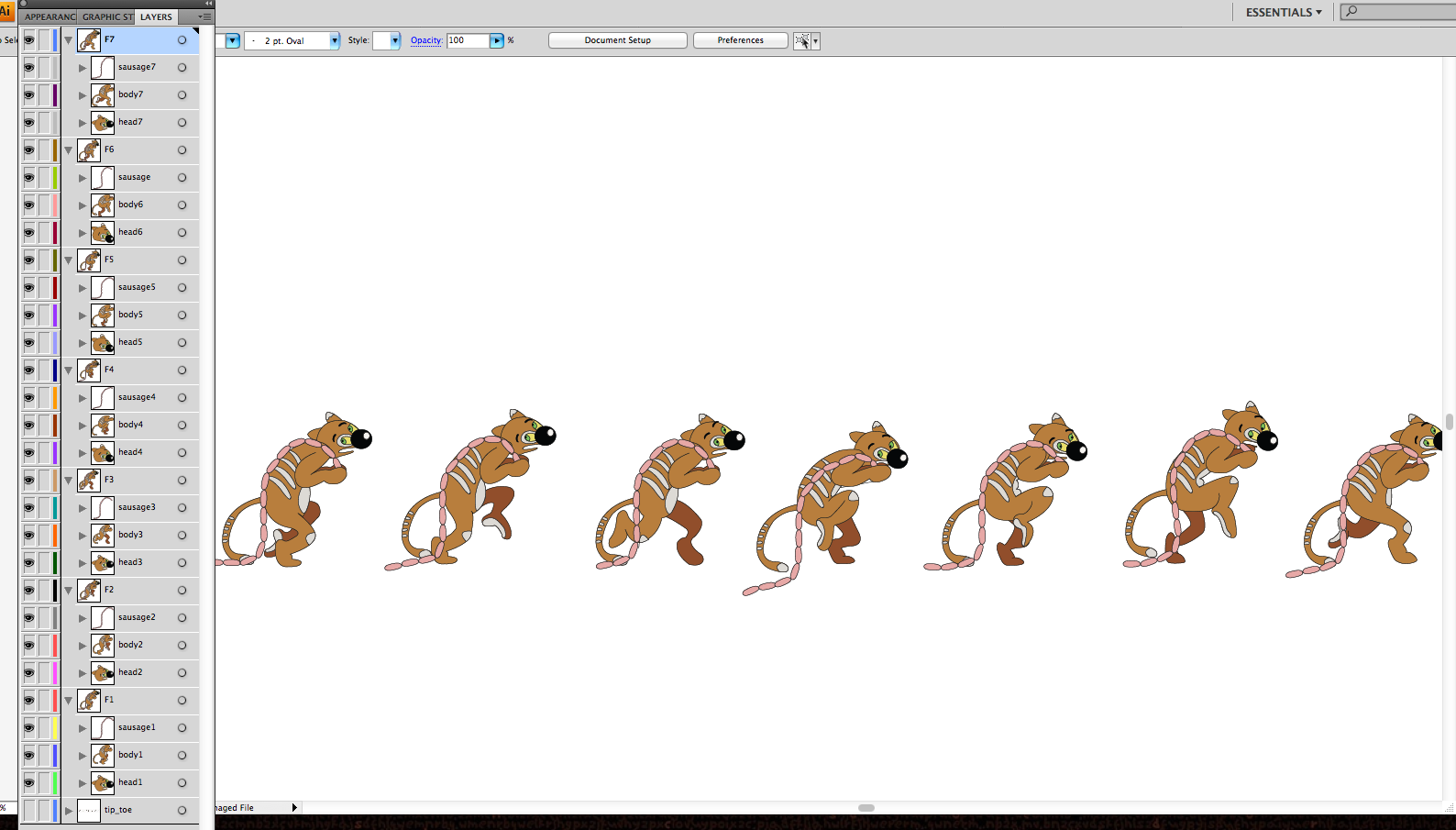 Klassische Frame-By-Frame-Animation – IDOCTJ