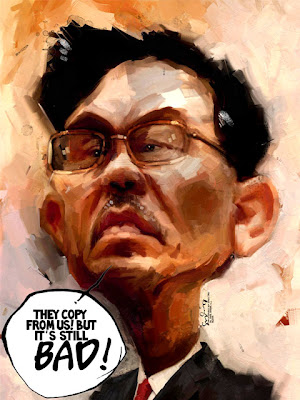 editorial cartoons: 08OCT2011-the BUDGET and the SHADOW..