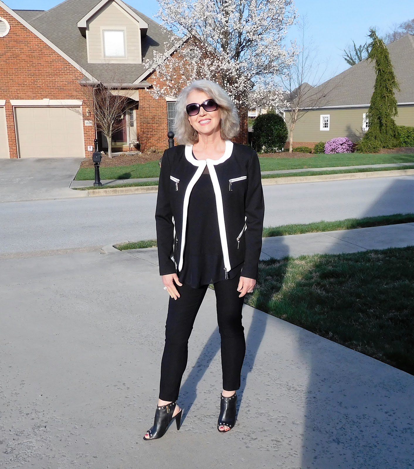 Fifty, not Frumpy: Black and White for Spring