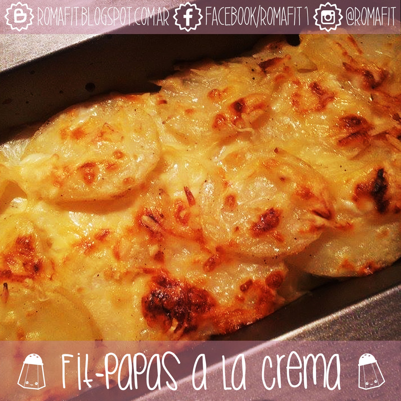 Recetas Fit Para Gente Común: Papas a la crema FIT! Exquisitas! :)