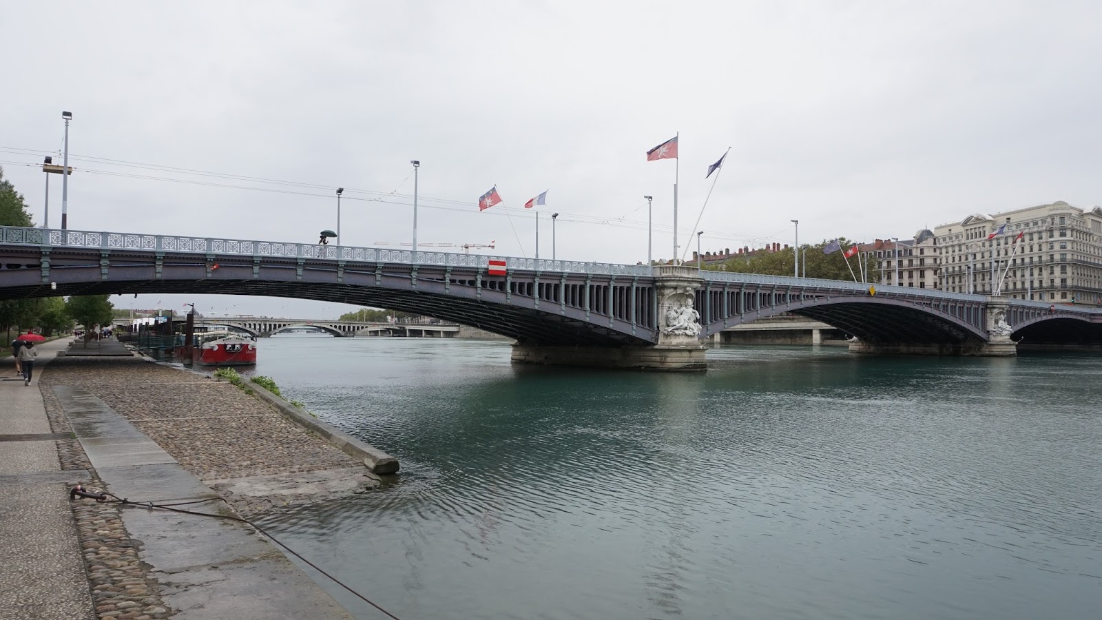 Bridge of the Week: Bridges of Lyon, France: Pont Lafayette across the ...