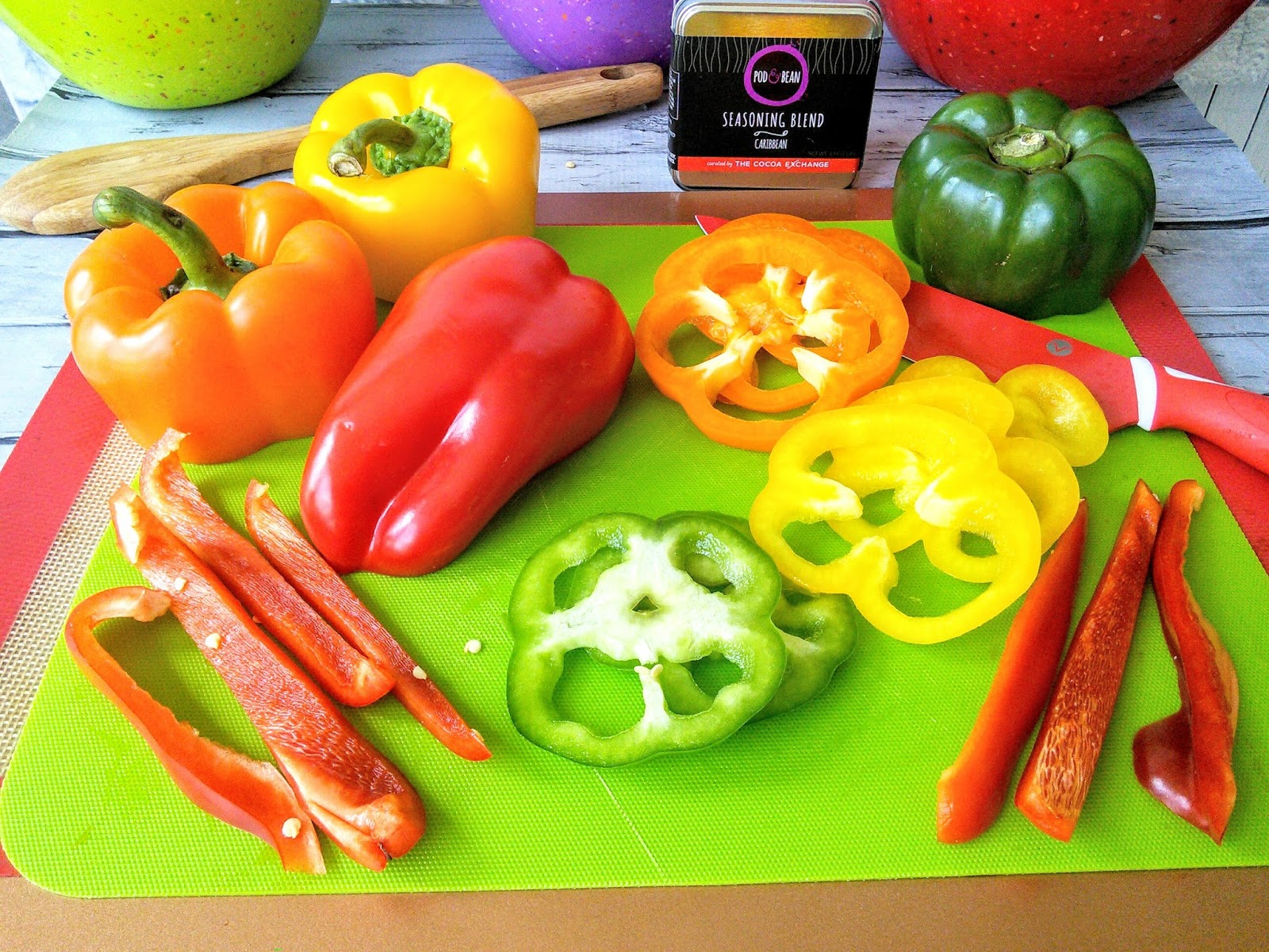 I just love all the colors of peppers