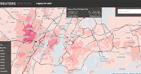 Maps Mania: Lead Poisoning in New York