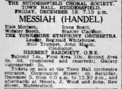 WEBSTER BOOTH -TENOR: WEBSTER BOOTH - TIMELINE (1950 TO 1956)