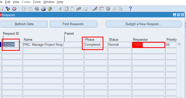 Oracle Apps Learning How To Find The Concurrent Request Status Of Other Users R 12 1 3