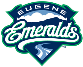 Um Grande Escudeiro: NORTHWEST BASEBALL LEAGUE: EUGENE EMERALDS, NOVO LOGO