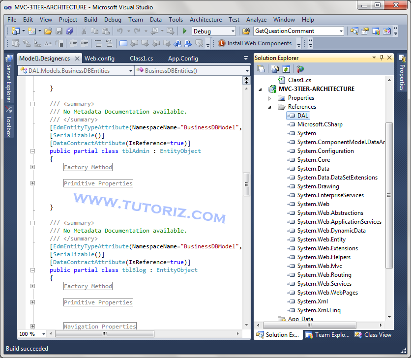 TOTORIZ.COM: 3 TIER ARCHITECTURE IN ASP.NET MVC | DAL BAL