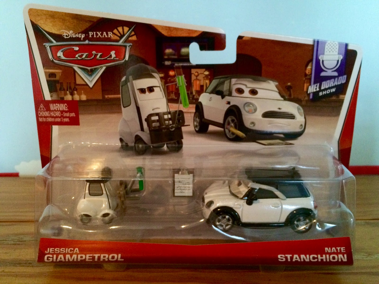 Dan the Pixar Fan: Cars 2: Jessica Giampetrol & Nate Stanchion 2-Pack