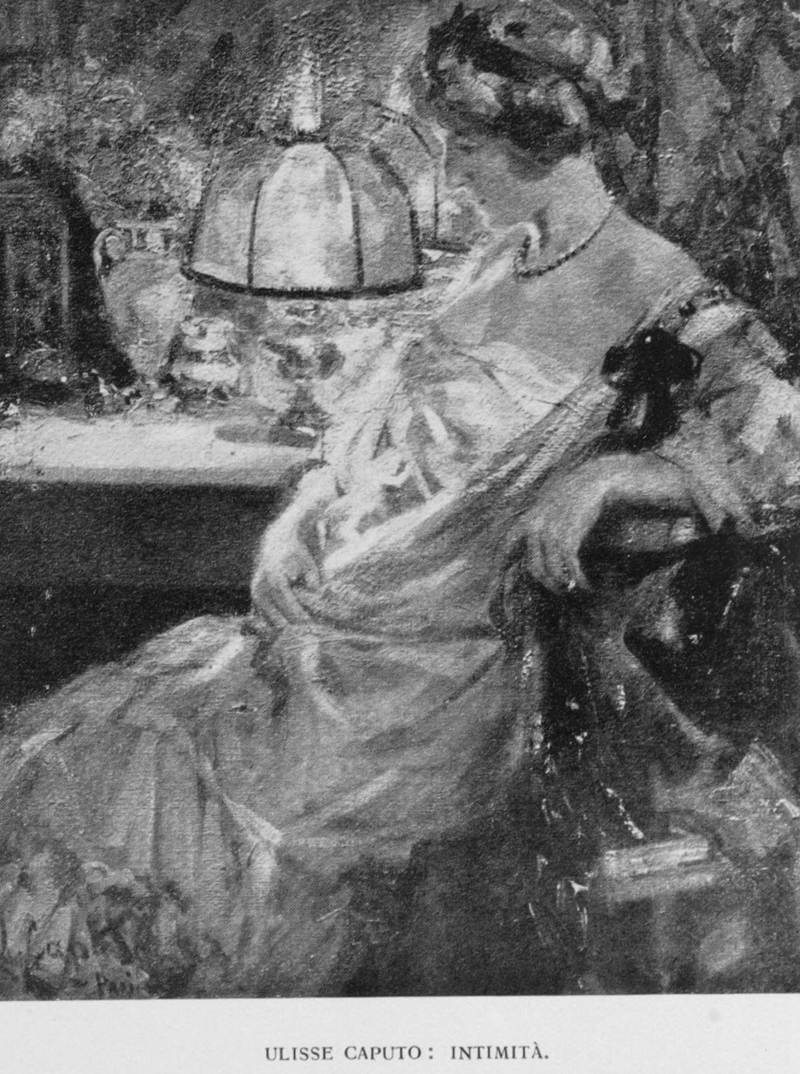 Ulisse CAPUTO (1872-1948) | Catherine La Rose ~ The Poet of Painting