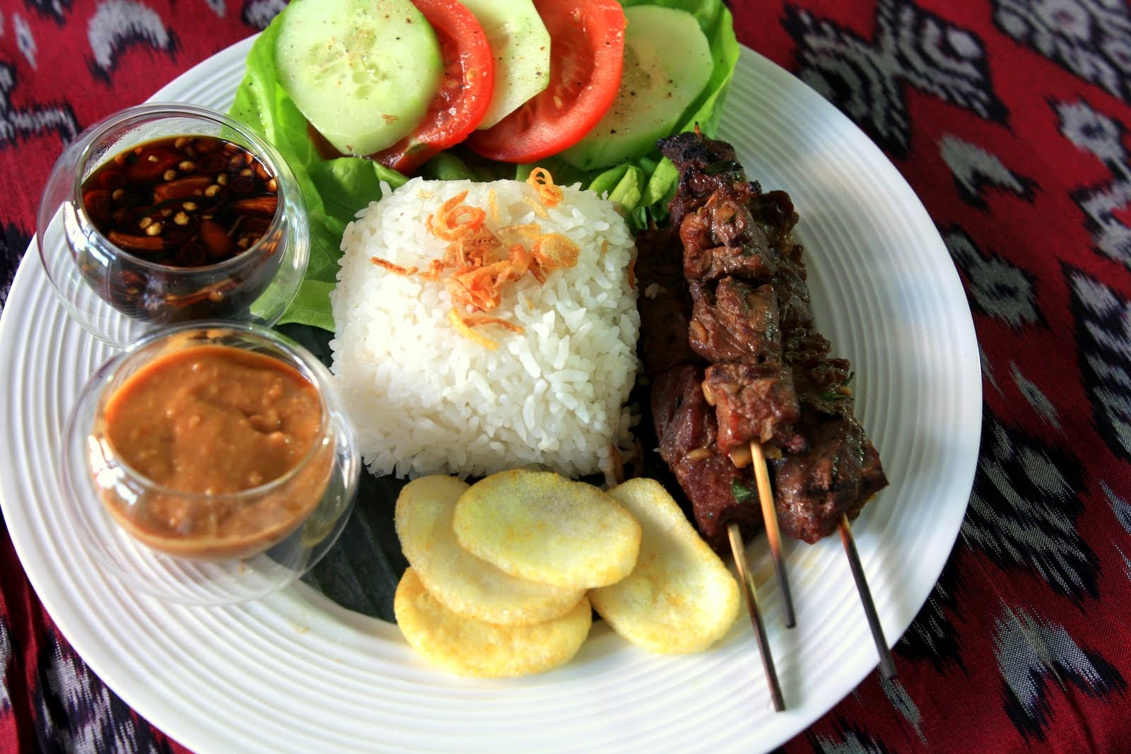 Sate Daging [Sweet Beef Satay] | Pimentious