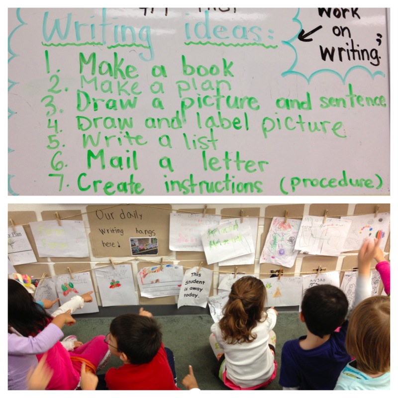 Infusing writing throughout our day! | Transforming our Learning ...