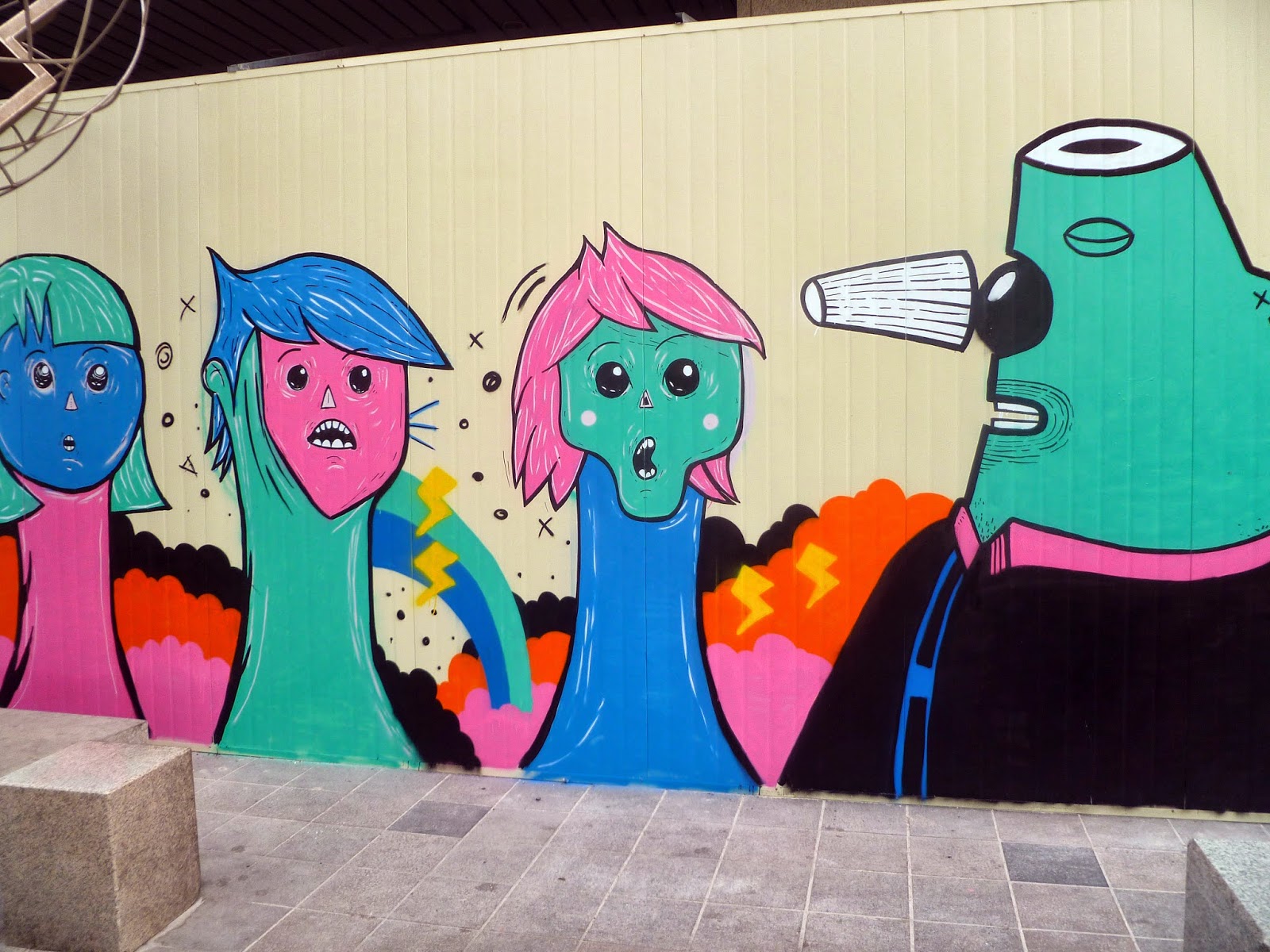 Kait, awake: Hongdae graffiti