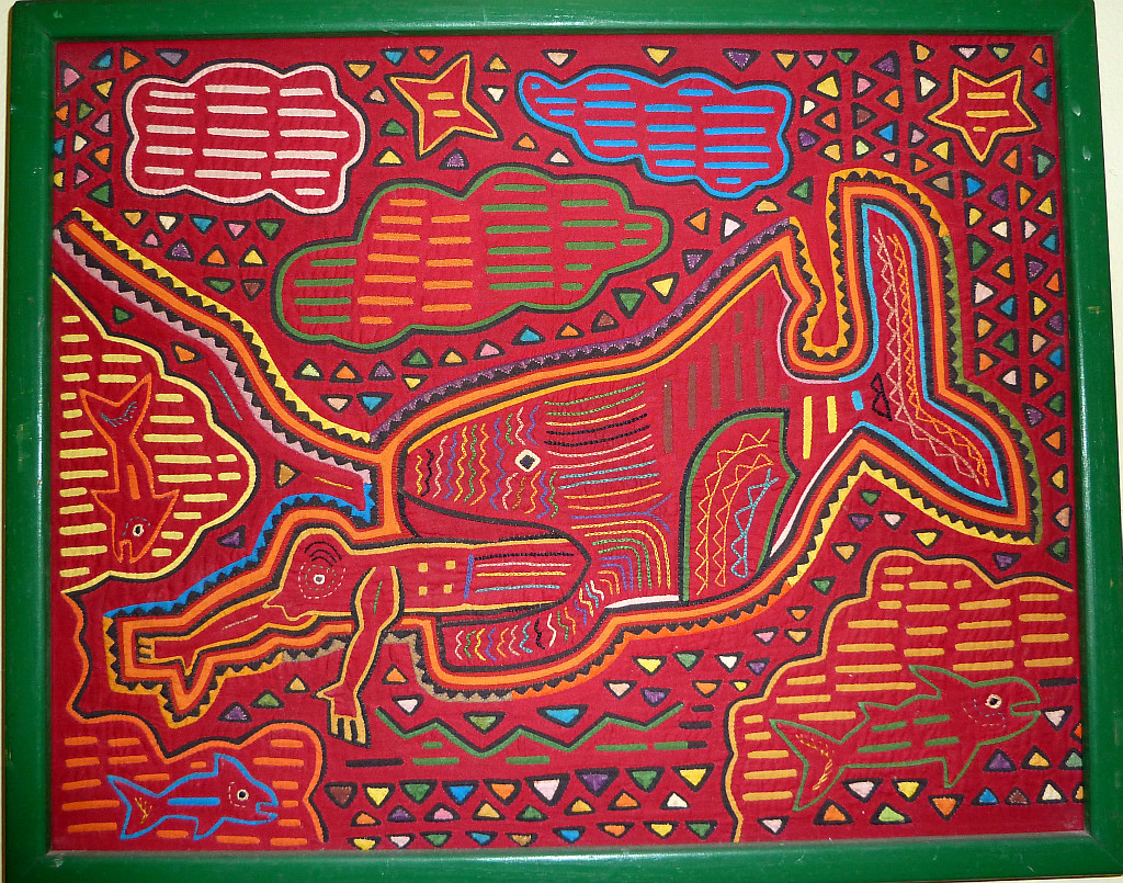 Distant Cousin: Ana discovers the mola, from Panama!