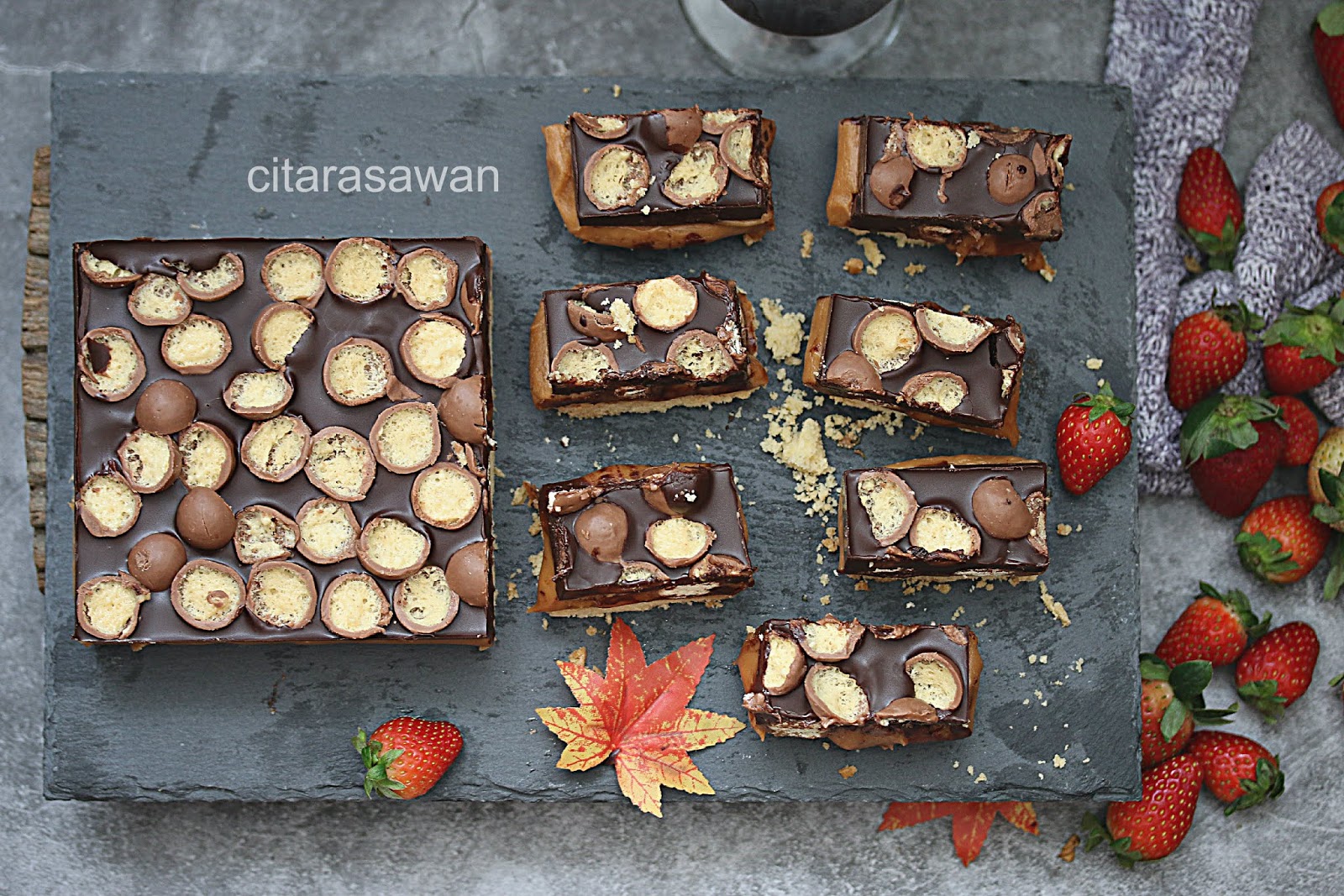 Malteser Millionaire's Shortbread ~ Resepi Terbaik