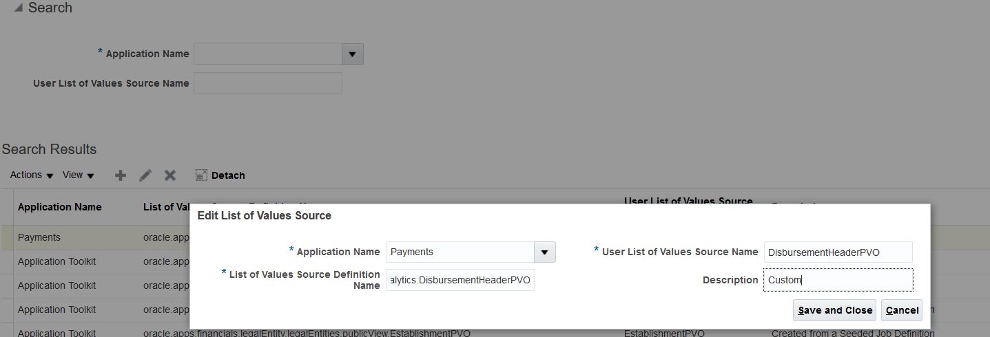 Learn Oracle Applications Tech Stack How To Create Dependent Lov For Ess Job Based On A Table