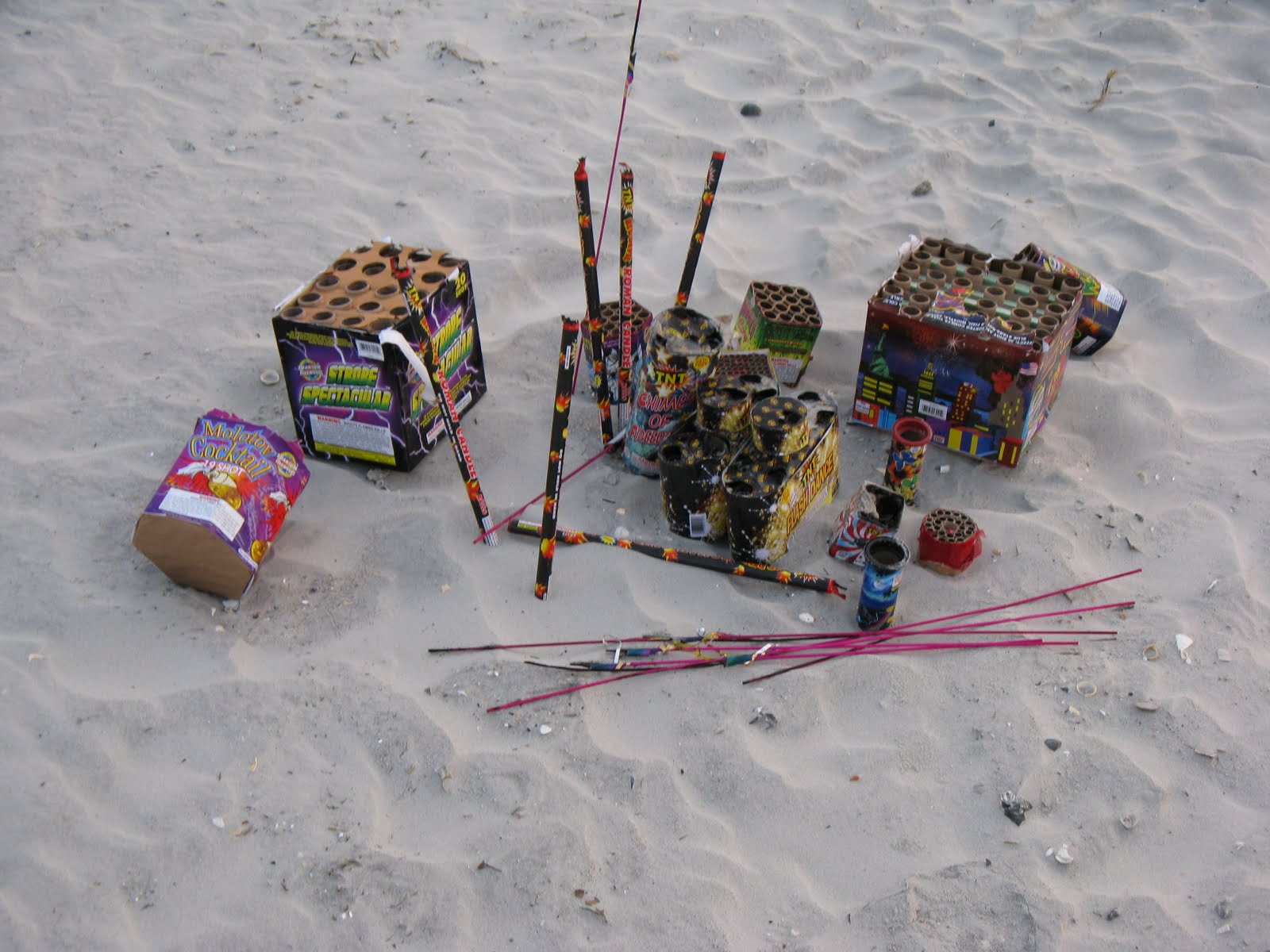 Wrightsville Beach---Keep It Clean: week 10 Fireworks in Zone 1 on July 5