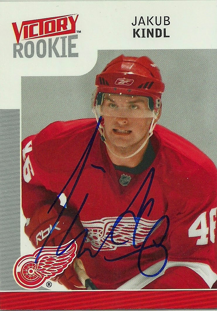 Hell's Valuable Collectibles: Jakub Kindl Autographed Card