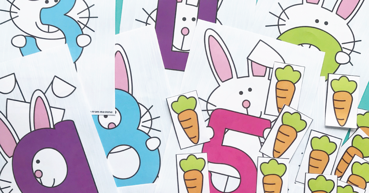 Bunny Rabbit Counting Game | From the Pond