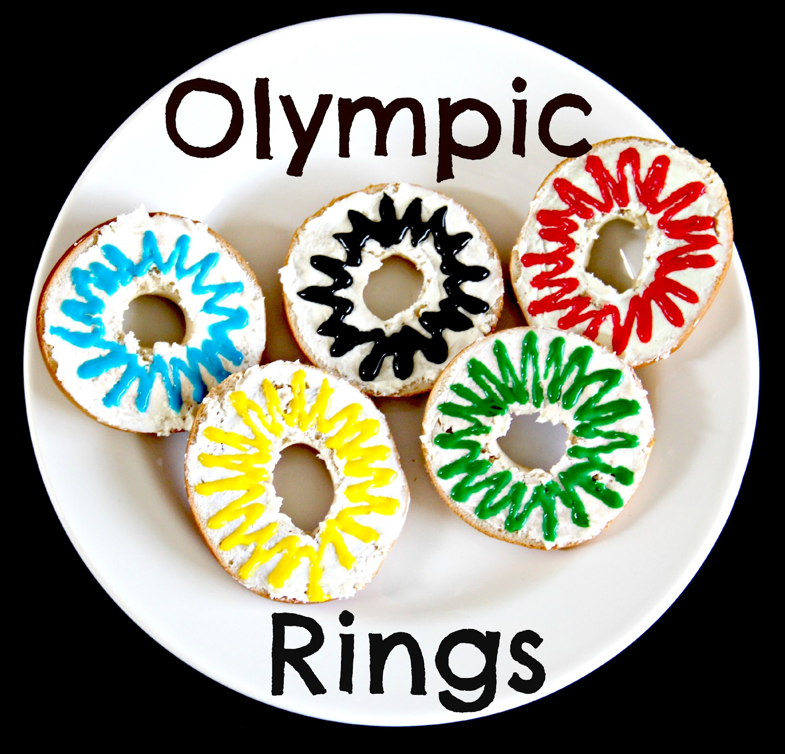 Blue Skies Ahead: The Olympic Rings craft...and a treat too :)