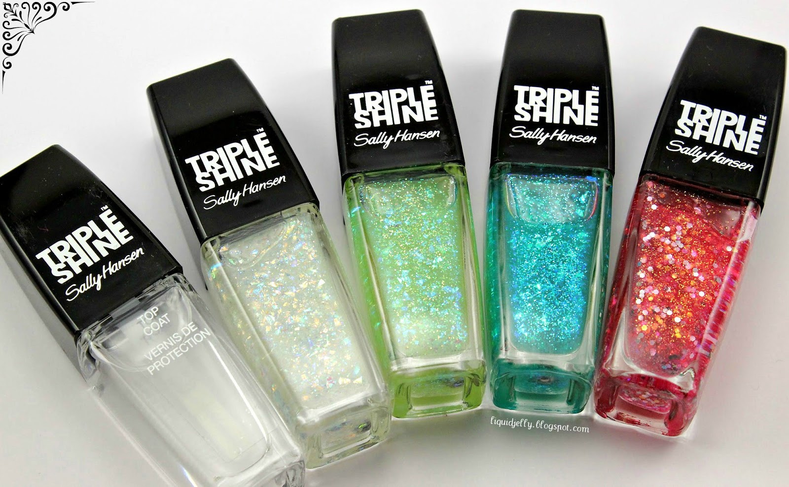 Liquid Jelly: [Review+Swatch] Sally Hansen Triple Shine Color (flakies ...