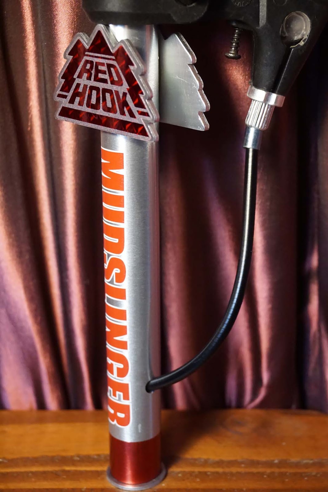 Tap Handle #525: Redhook - Mudslinger Brown Ale