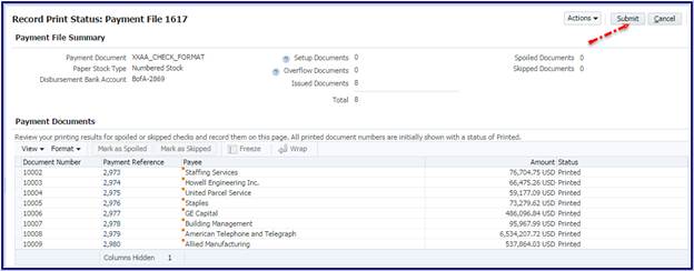 Oracle Applications: Oracle Cloud ERP (Fusion) Check Template Setups ...
