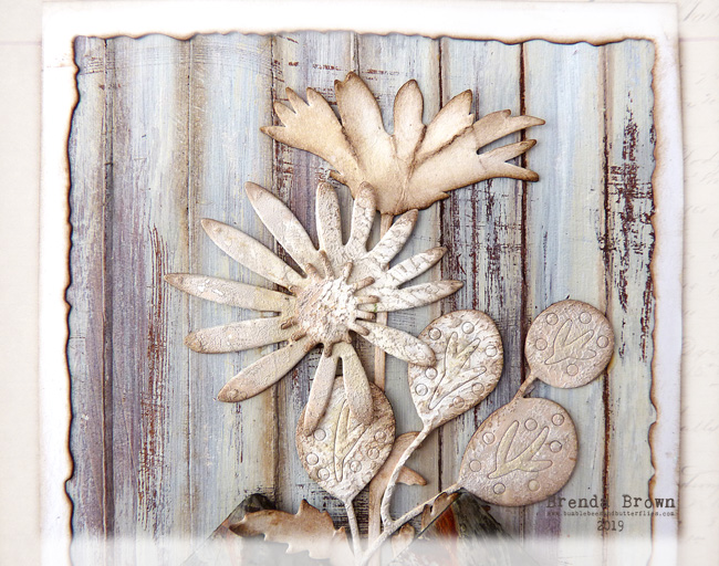 Country View Crafts' Projects: Rusty Faceted Heart card - Brenda