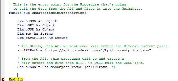 VBA - Using JSON in VBA