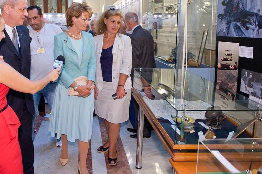 Crown Princess Margareta took part in the foyer of the Senate plenary