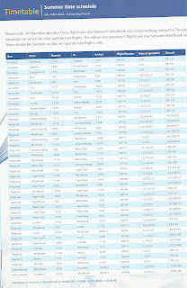 The Timetablist: Air Namibia Schedule, Summer 2011