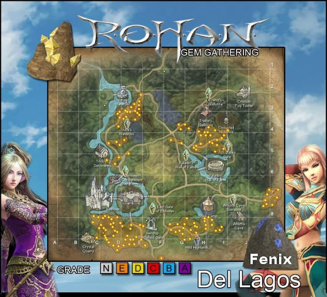 Info Rohan Online ( I R O ): Map Bahan Craftingan