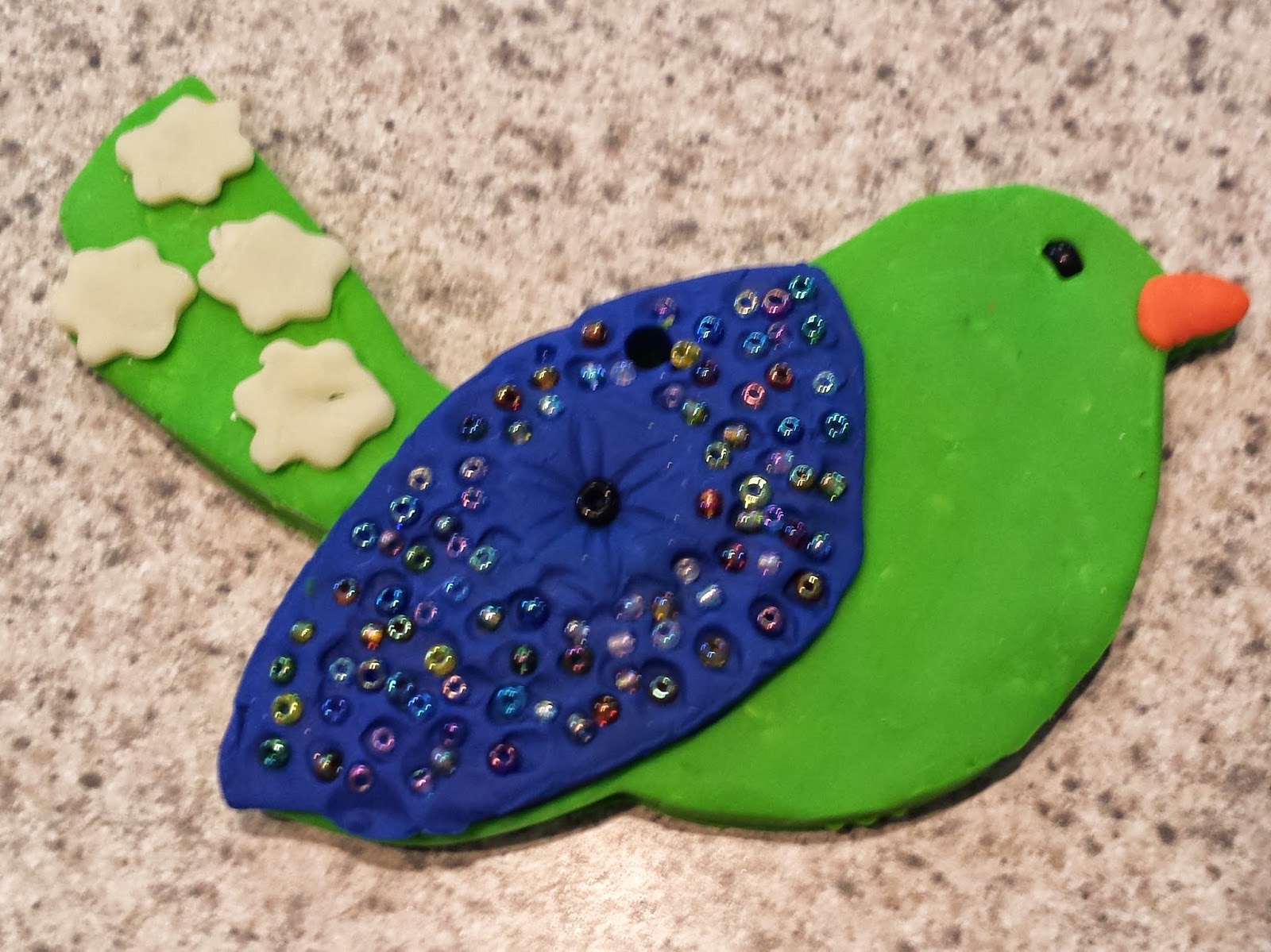 Angela Anderson Art Blog: Polymer Clay Bird Ornaments - Kids Art Class