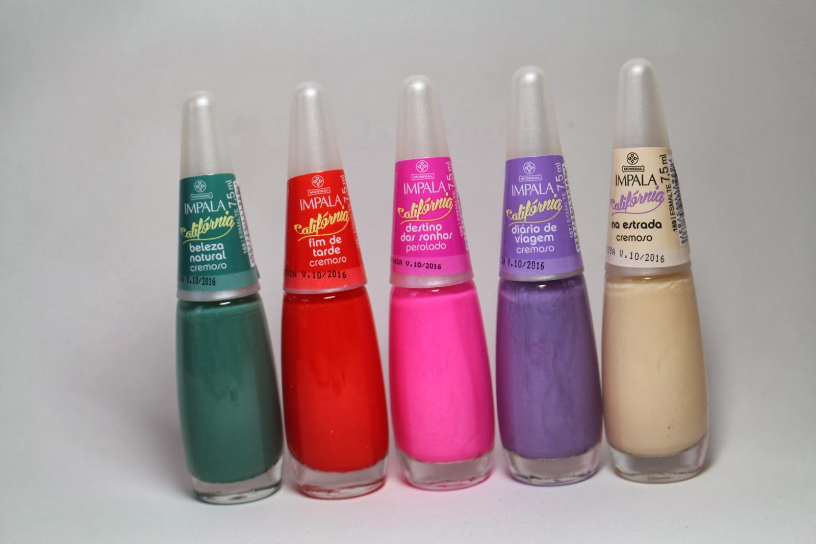 Esmalte Chic: Coleção Califórnia Impala - Swatches!