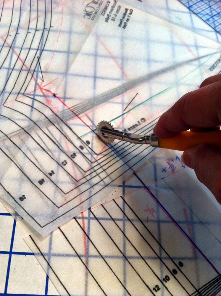 Sew Chic Pattern Company: Pattern Resizing Part 2 - Large to Small