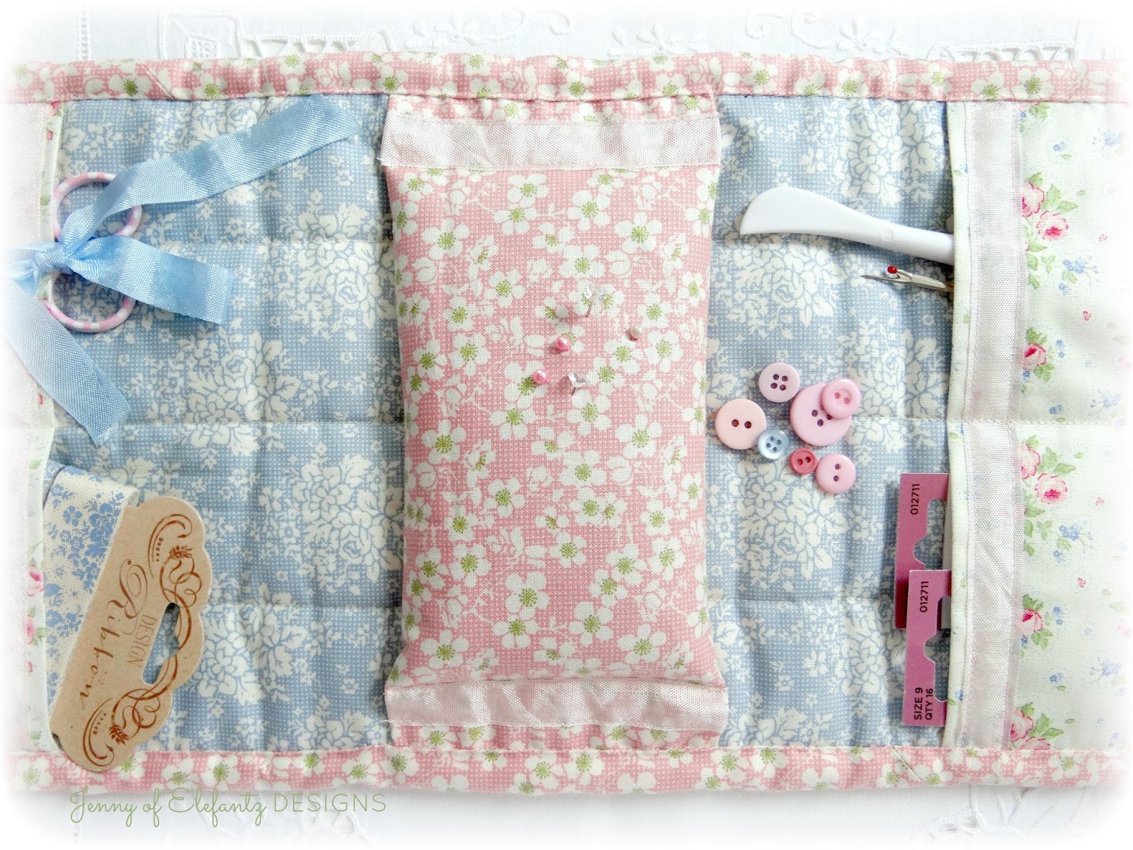 Jenny of ELEFANTZ: TUTORIAL - sweet and useful sewing caddy...