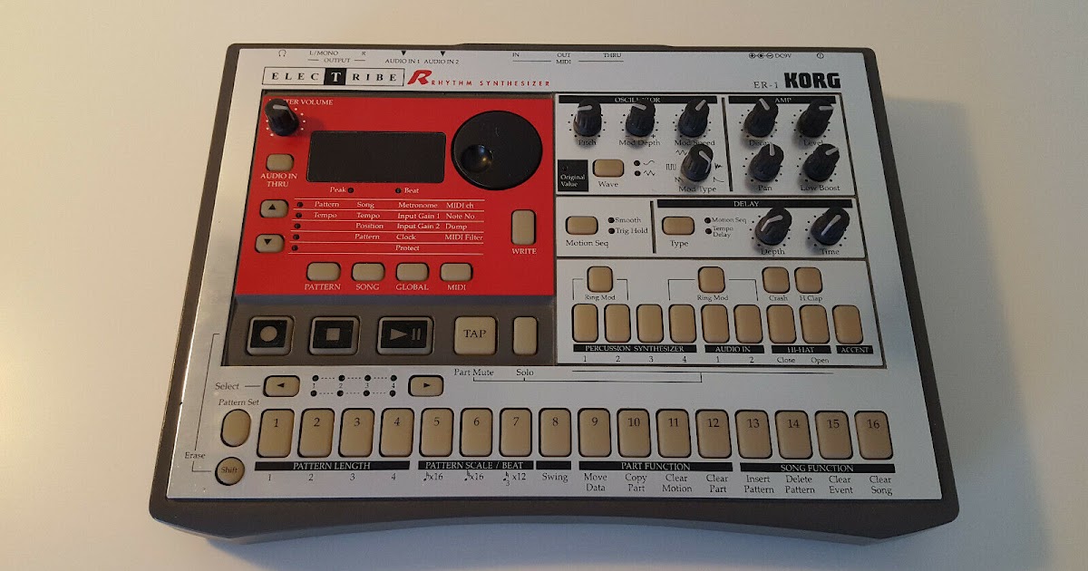 MATRIXSYNTH: Korg Electribe ER-1 Rhythm Synthesizer SN 020403 w ...