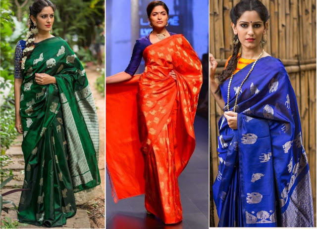 Motif Saree Trends!!