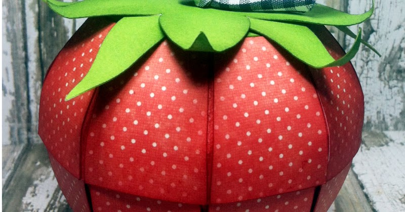 Fresh Paper Strawberry Box - myscrapchick