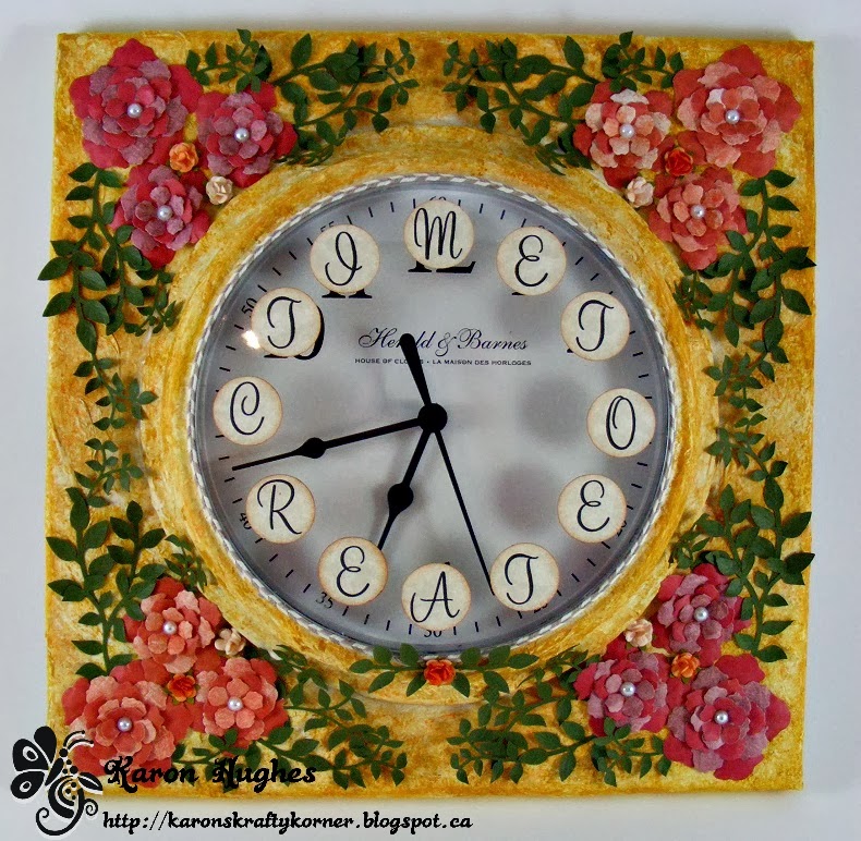 She's a Sassy Lady: A Craft Room Clock