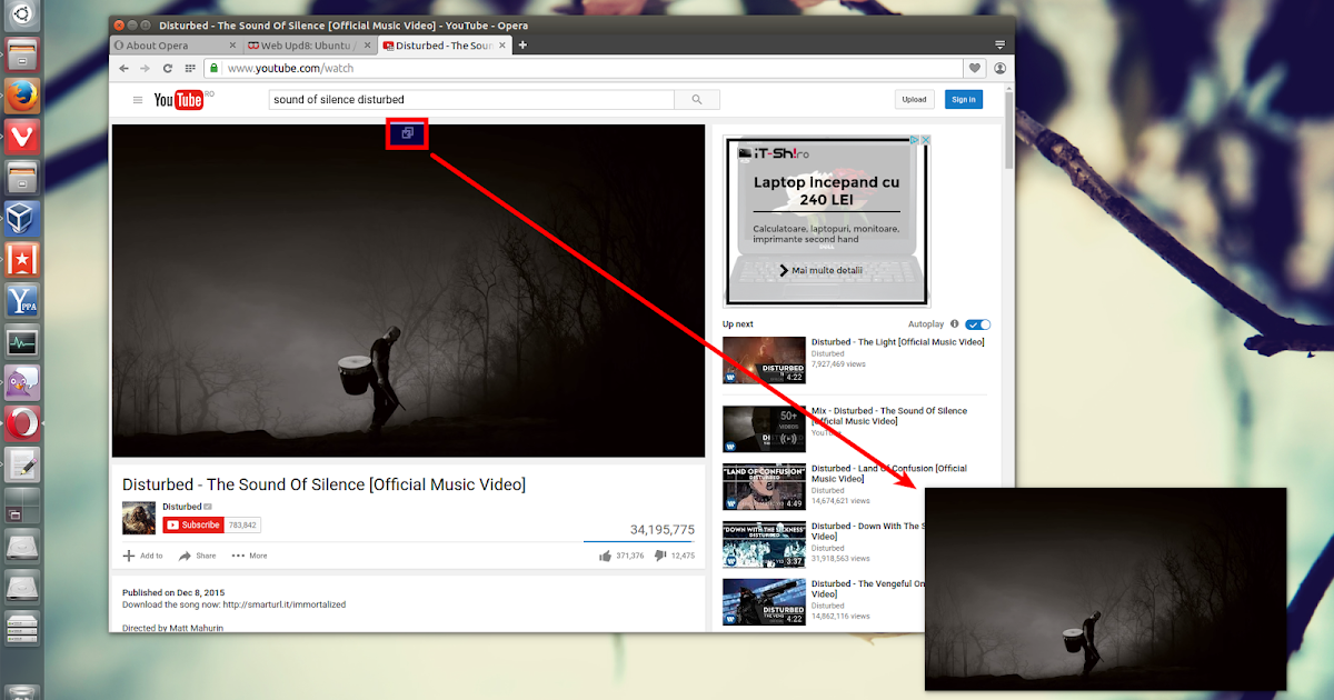 Opera Beta Adds New Video Pop Out Feature ~ Web Upd8: Ubuntu / Linux blog