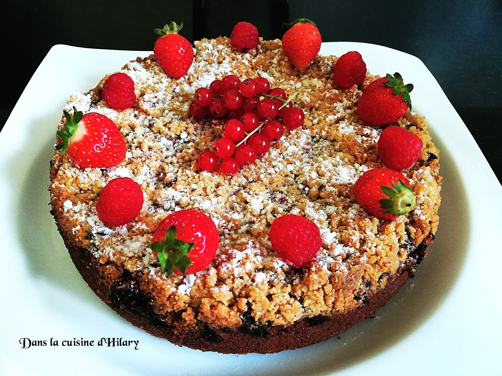 Dans la cuisine d'Hilary: Crumb-cake gourmand aux fruits rouges / Yummy ...