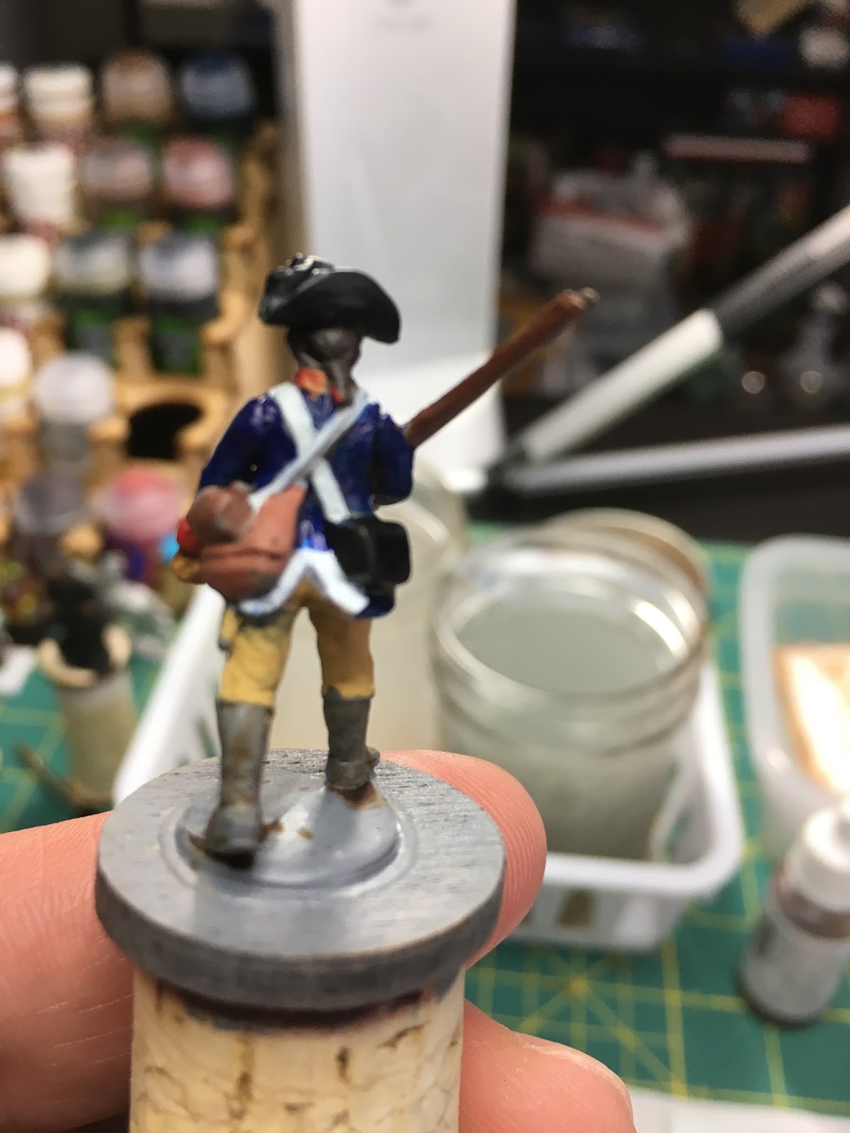 Operation: Wargaming!: Painted a 28mm AWI Figure