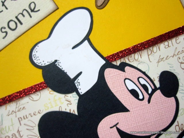 Creations by Patti: Mickey and Goofy Recipe Cards