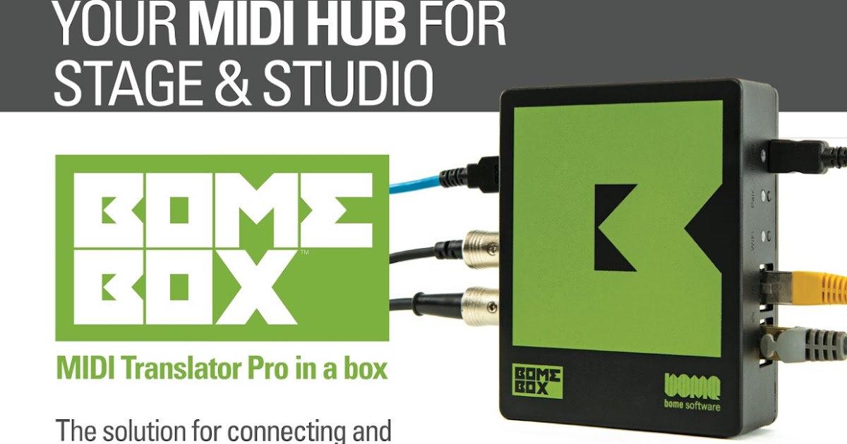 MATRIXSYNTH: Introducing the BomeBox - Versatile Hub for MIDI, Ethernet ...