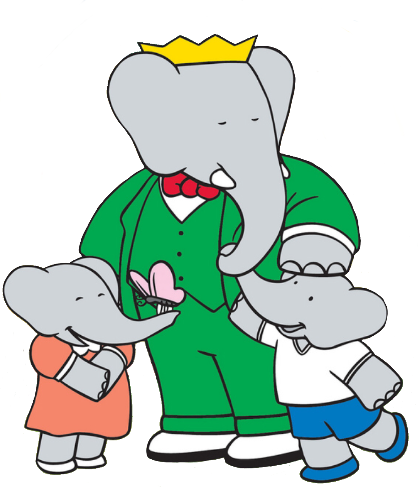 Cartoon Characters: Babar (PNG's)