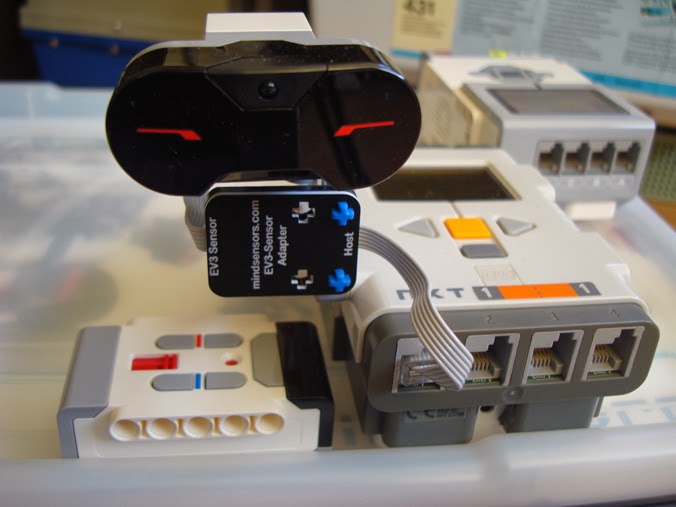 CH LEGO BLOG: Mindsensors EV3 sensor adapter for NXT的基本功能測試