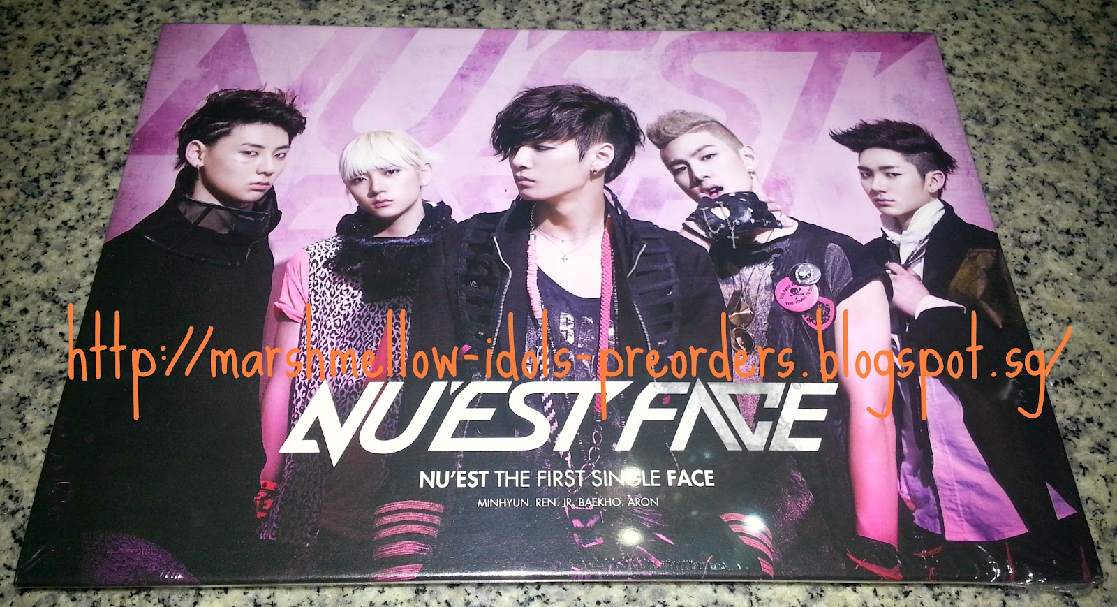 MarshMellow Idols Pre-orders: Pre-order Nu`est Vol.1 Face!
