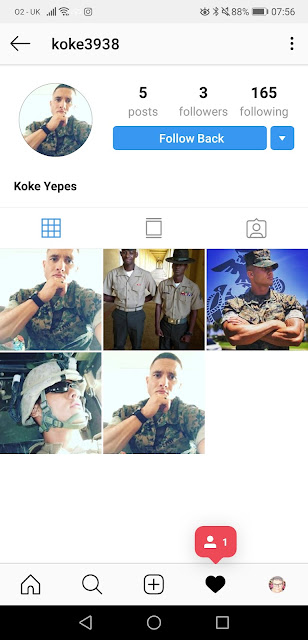 InstaScams: Fake accounts using the images of Koke Yepes