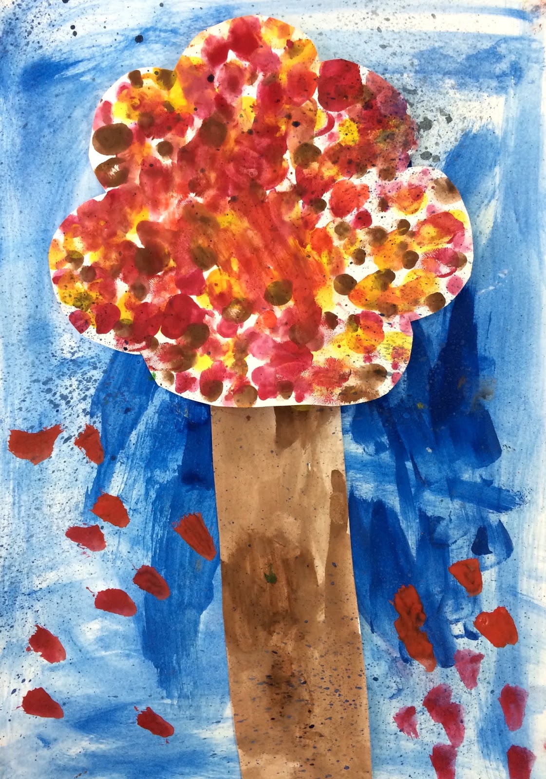 Copacul toamnei - Materiale didactice de 10(zece)